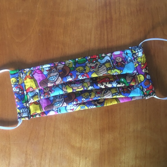 Hand Crafted | Accessories | New Nintendo Mario Donkey Kong Cotton Face ...